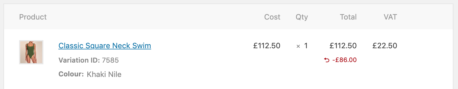 Order details page not displaying variation/attribute name · Issue #25133 · woocommerce ...
