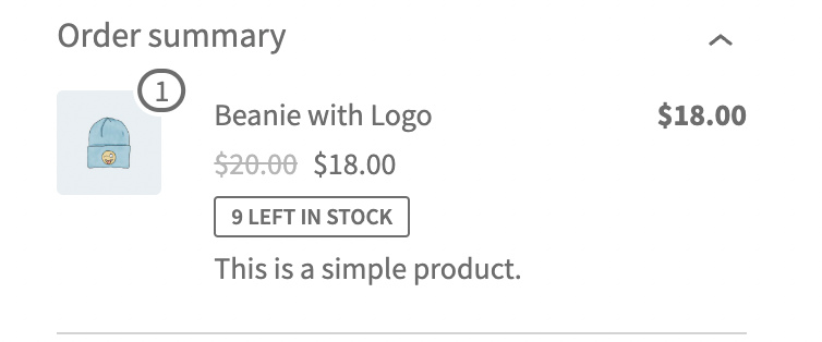 Allow the `x left in stock` message to be modified by ...