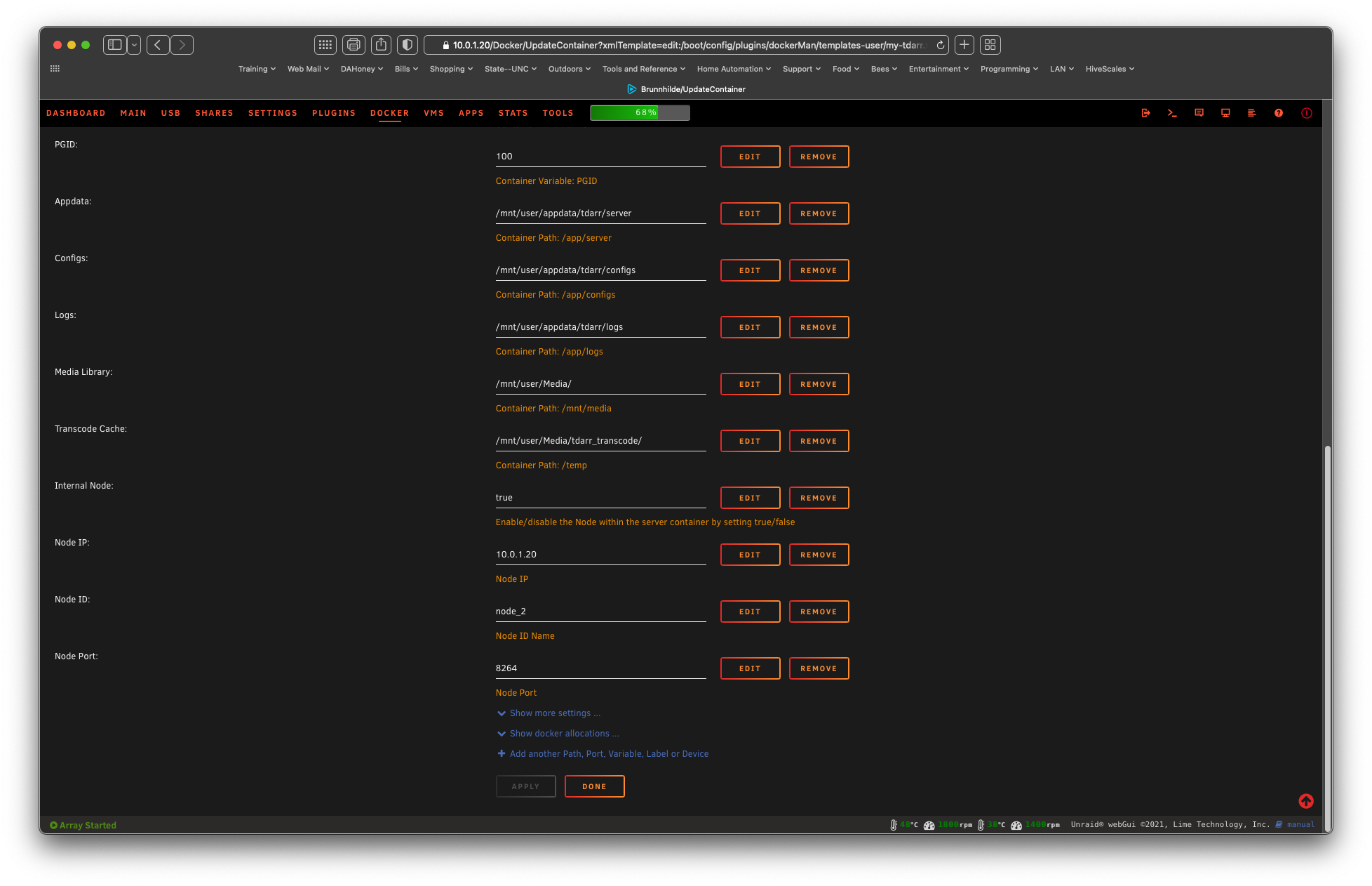 No nodes detected using the internal node · Issue #565 · HaveAGitGat/Tdarr · GitHub