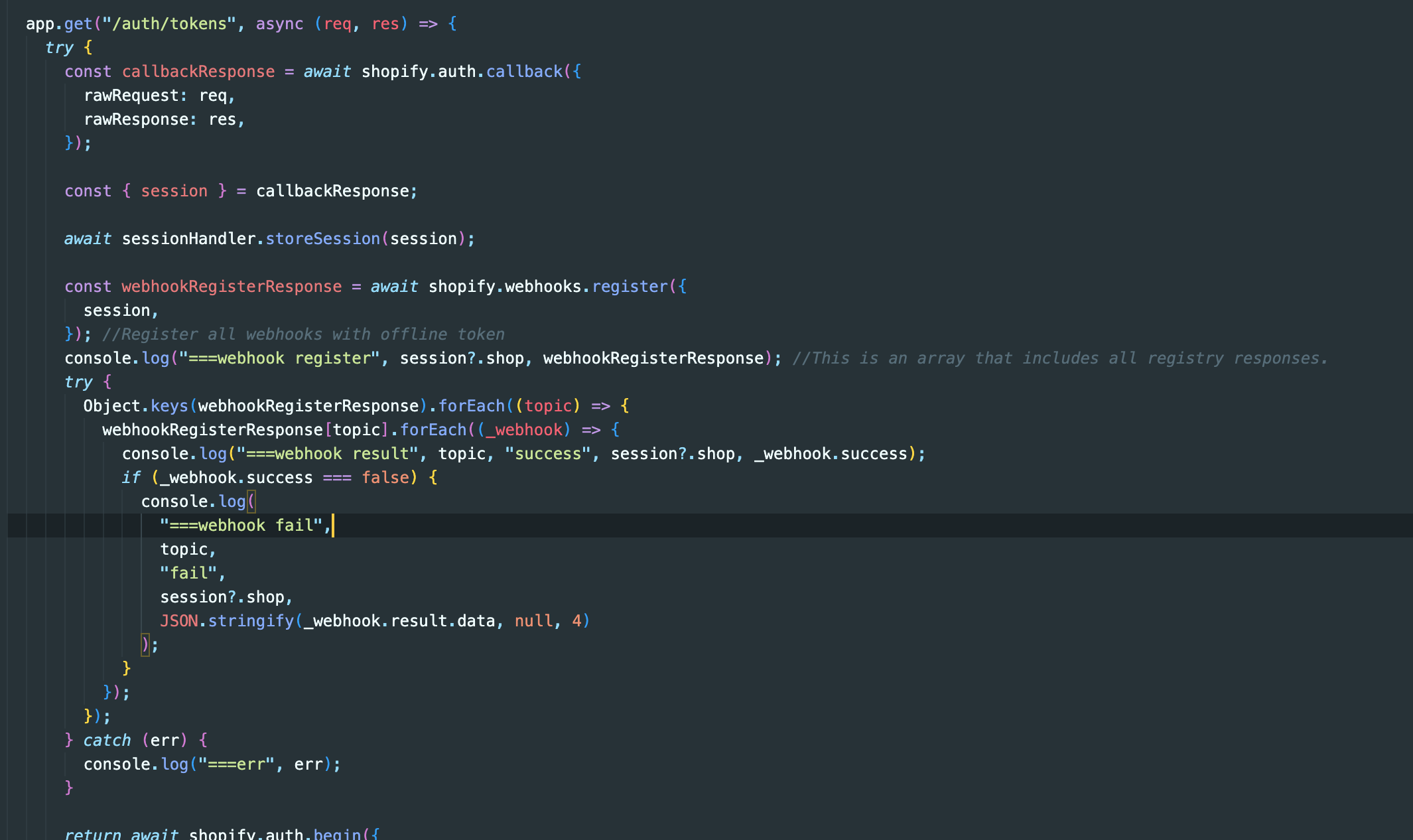 Webhook Registering Problems · Issue 852 · Shopifyshopify Api Js · Github