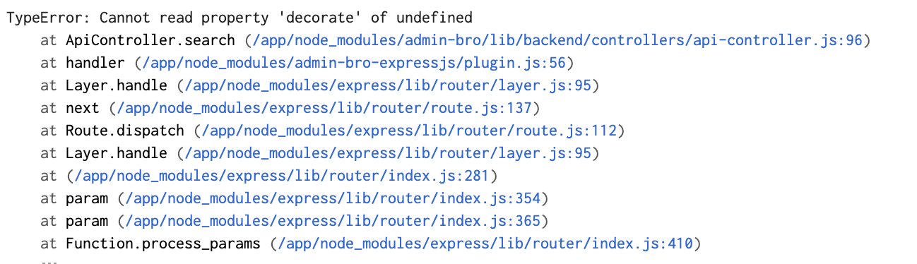 deprecation warnings · Issue #177 · SoftwareBrothers/adminjs · GitHub