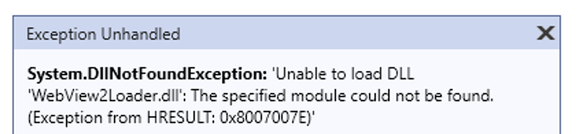 [Bug] WebView2 fails to load and WebBrowser does not change the title · Issue #2633 · AzureAD ...