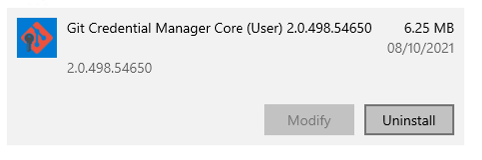 gcmcoreuser-win-x86 installer can be installed with non-admin permissions but not deinstalled ...