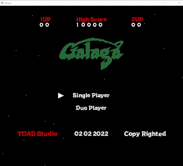 GitHub - DitJee/GalagaGame
