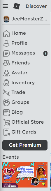 Frontend => Post-Login Sidebar · Issue #7 · DitJee/Roblox-Marketplace-Clone · GitHub