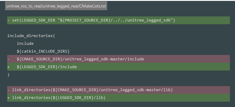 Error when running catkin build · Issue #41 · unitreerobotics/unitree_ros_to_real · GitHub