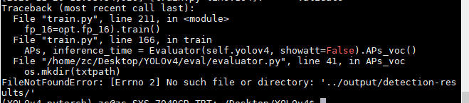 The training code does not work, please help · Issue #94 · argusswift/YOLOv4-pytorch · GitHub