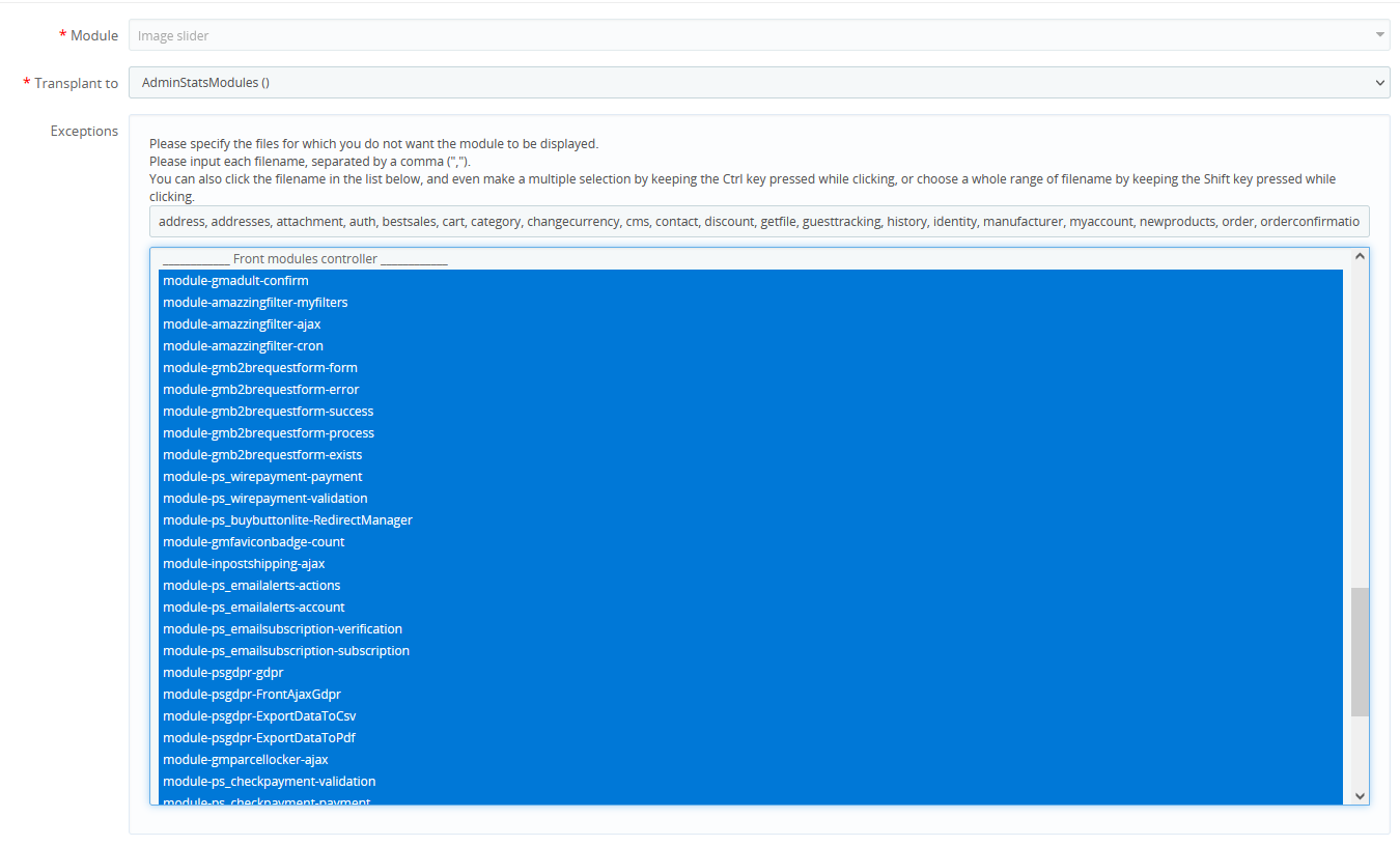 Hook exceptions not working on modules' controllers · Issue #27056 · PrestaShop/PrestaShop · GitHub