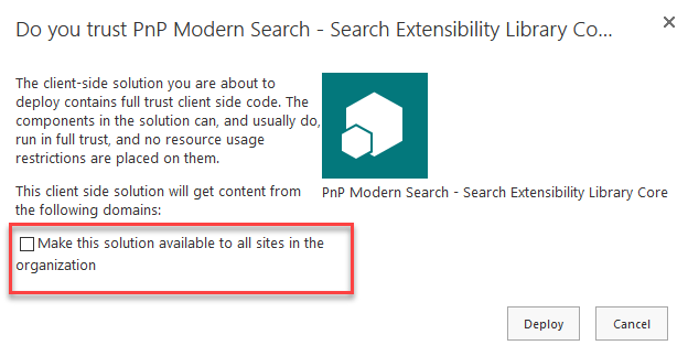 deploying v4 to tenant gives an error in Search Extensibility Library Core app · Issue #686 ...