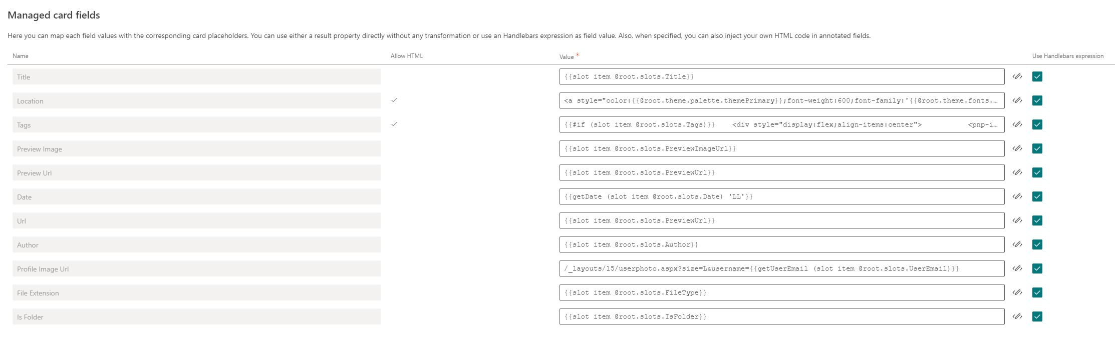 Customize custom cards properties · Issue #1169 · microsoft-search/pnp ...