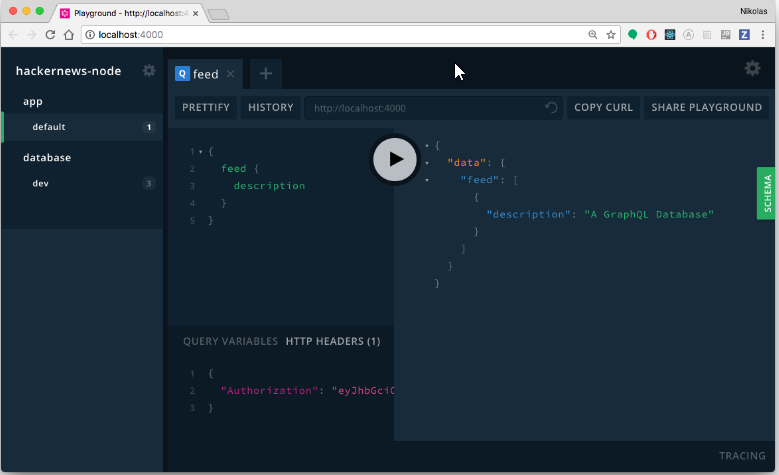 Prisma tutorial playground missing left side menu · Issue #423 · howtographql/howtographql · GitHub