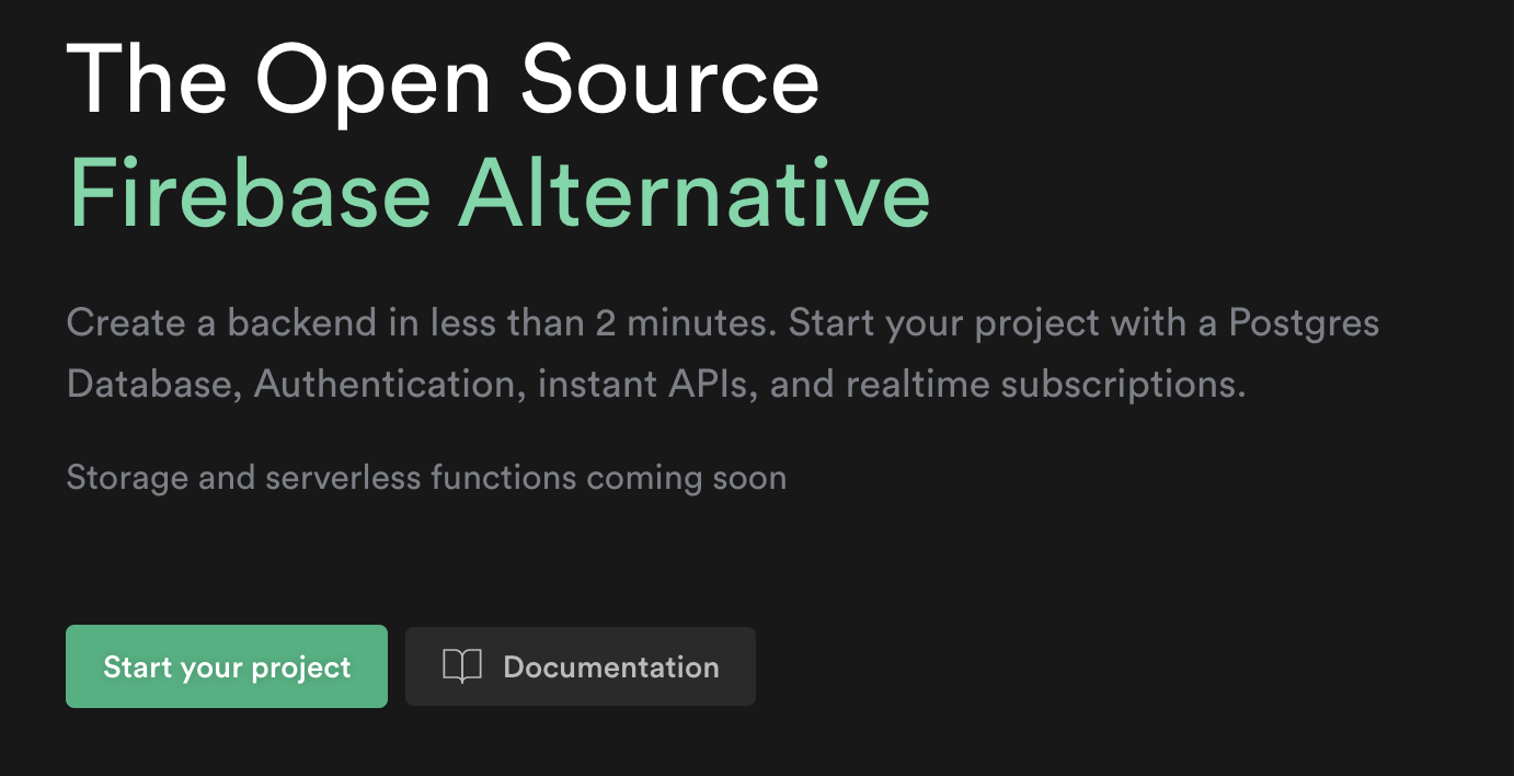 Broken link on homepage · Issue #972 · supabase/supabase · GitHub