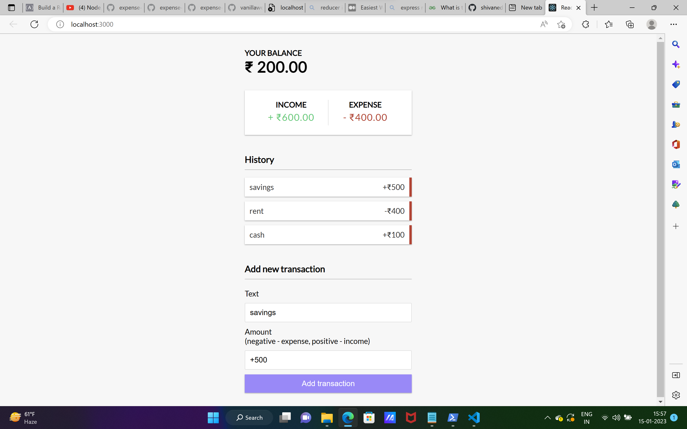 Github Shivanedewan Money Tracker