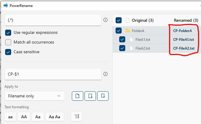 Renamed column values erroneously duplicate regex insert value after rename operation · Issue ...