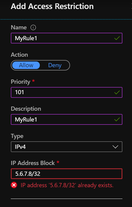 Az Webapp Config Access Restriction Add Is Not Idempotent · Issue 12415 · Azureazure Cli · Github 