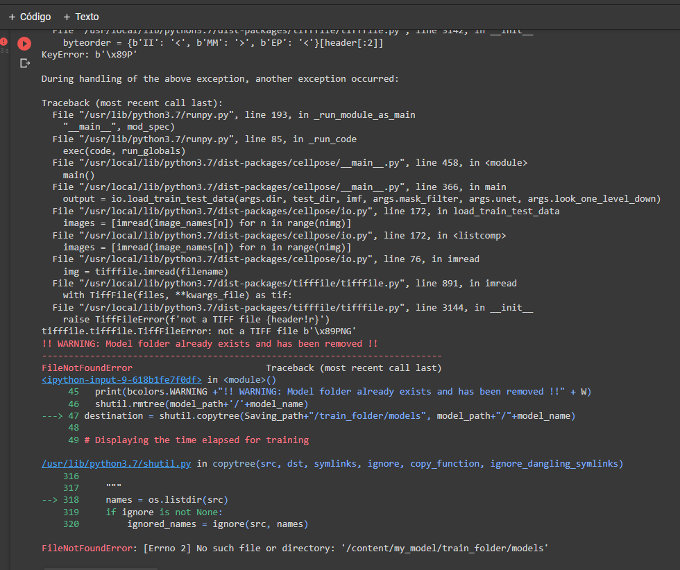 Cellpose training · Issue #179 · HenriquesLab/ZeroCostDL4Mic · GitHub