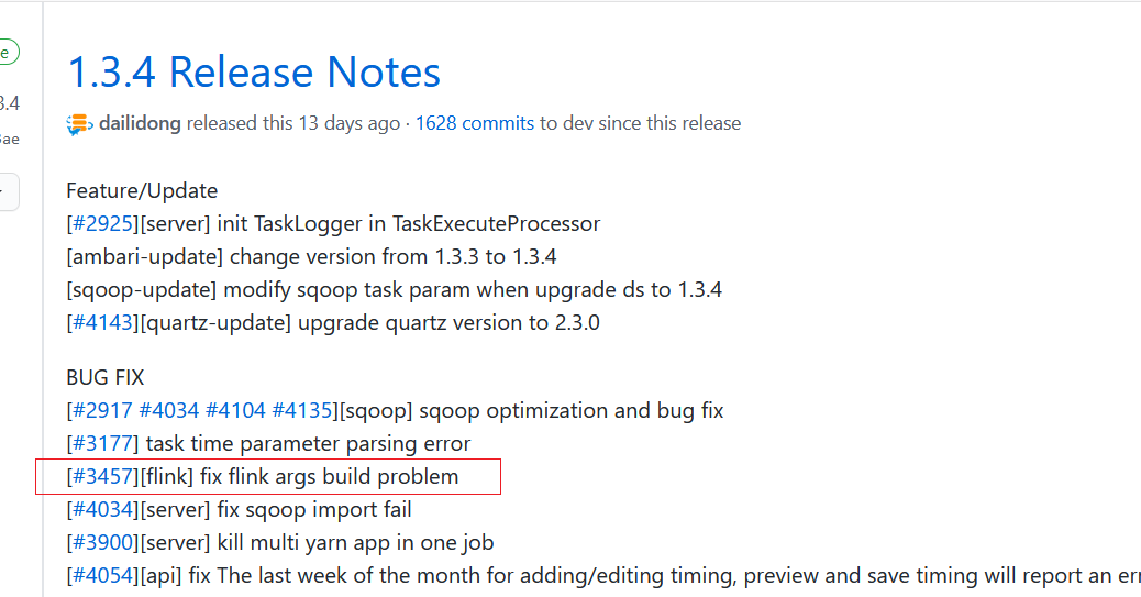 [bug] flink args build problem · Issue #3457 · apache/dolphinscheduler · GitHub