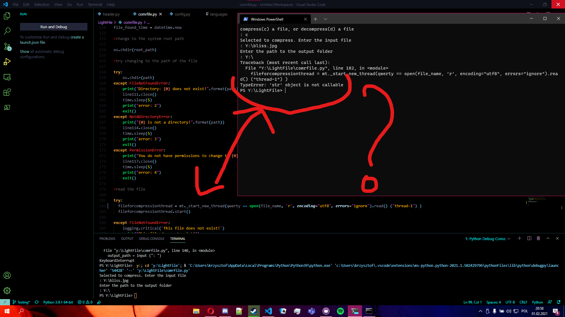 cannot start thread · Issue #14 · duch3201/LightFile · GitHub