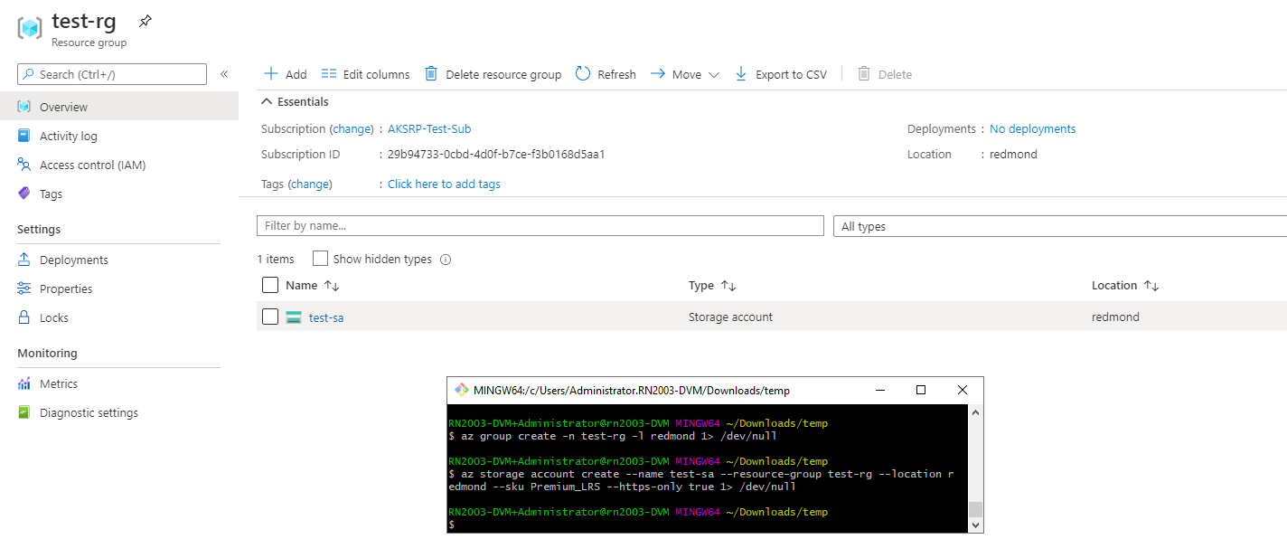 ensureStorageAccount function can't handle RG names containing "-" · Issue #234 ...