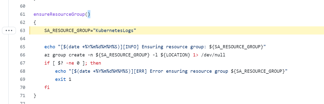 ensureStorageAccount function can't handle RG names containing "-" · Issue #234 ...