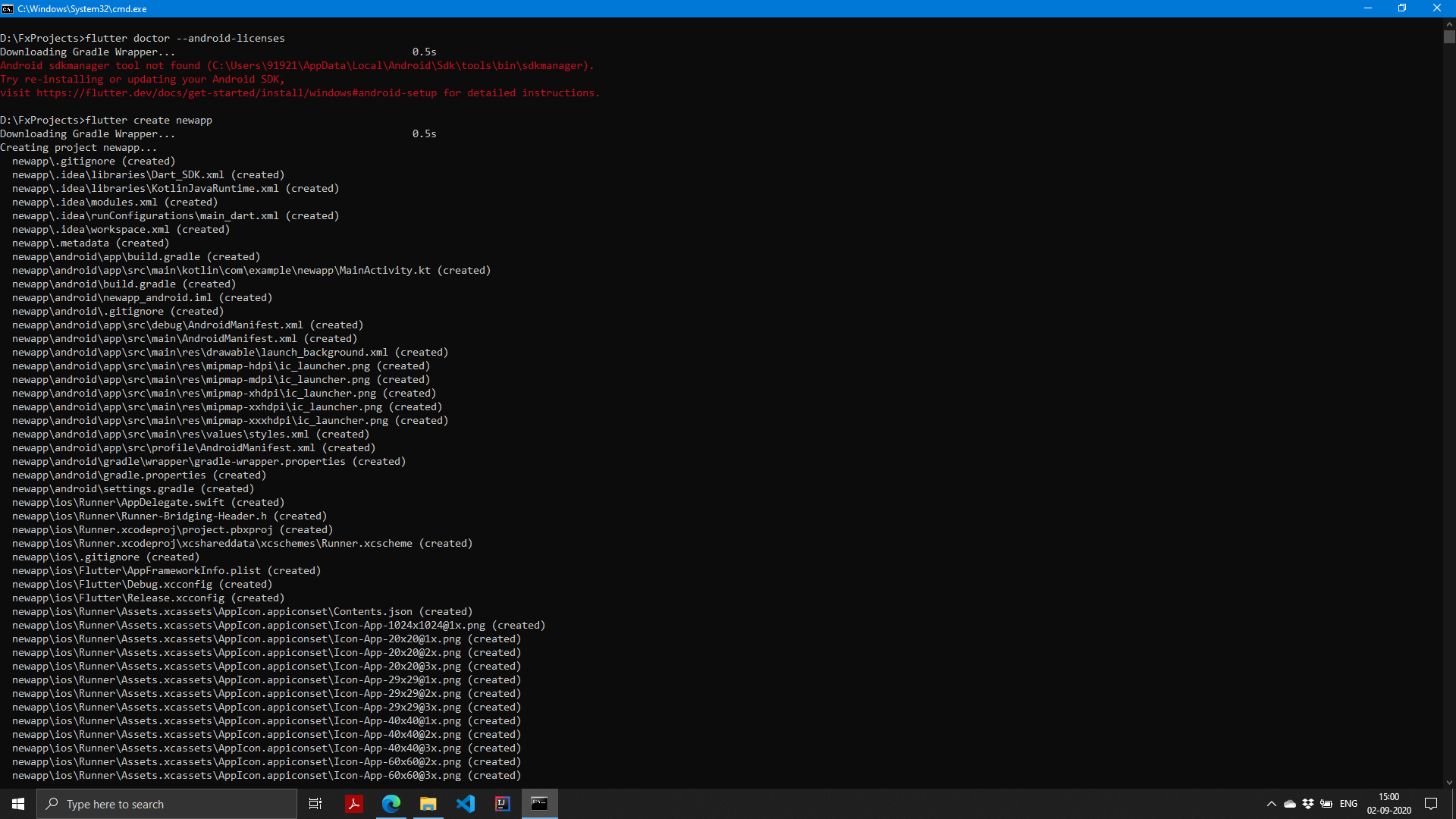 Build Time Error : "The batch file cannot be found" · Issue #65077 · flutter/flutter · GitHub
