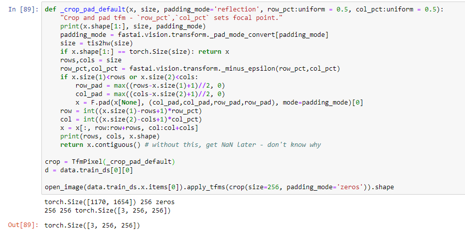 TfmCrop doesn't work · Issue #2422 · fastai/fastai · GitHub