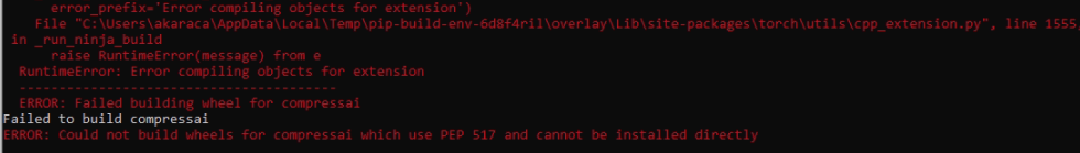 ModuleNotFoundError: No module named 'compressai._CXX' · Issue #26 · InterDigitalInc/CompressAI ...