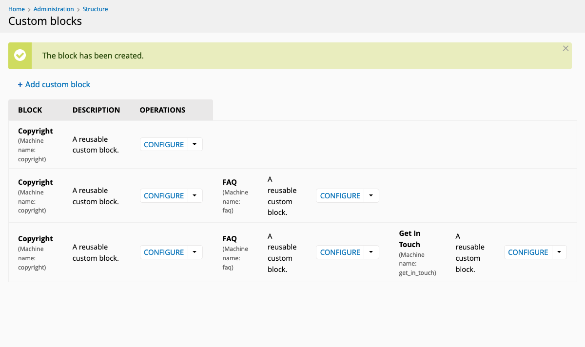 Custom Blocks Page Is Broken · Issue 5295 · Backdropbackdrop Issues · Github 