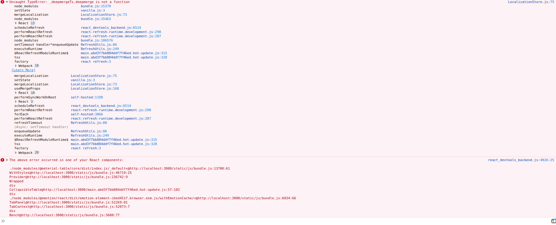 Localization still not working on v5.1.1 · Issue #612 · material-table-core/core · GitHub