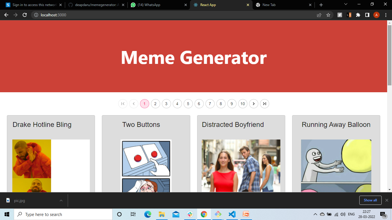 GitHub - amrita1295/Meme_generator