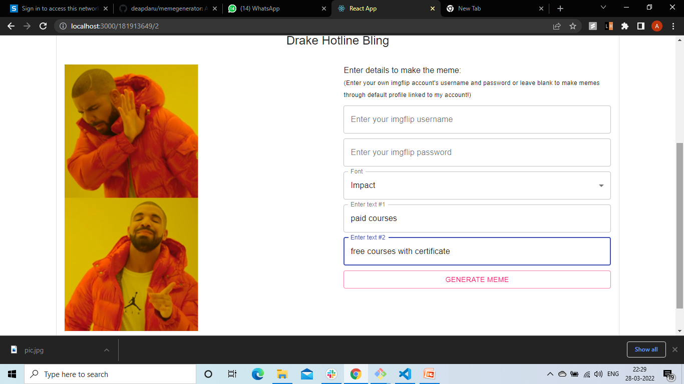 GitHub - amrita1295/Meme_generator