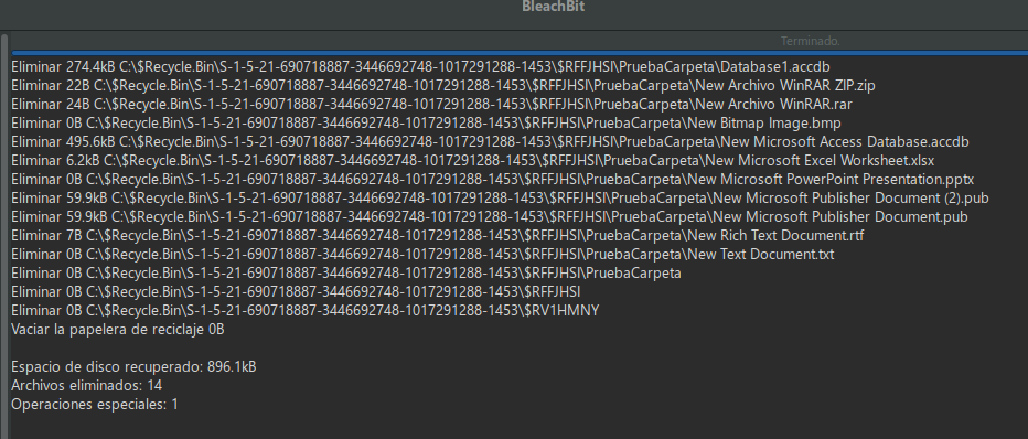 BleachBit still deleting recursively files and folders from Directory ...