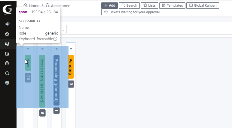 [GLPI 10.0.9] Tickets Global KANBAN Cannot Toggle when Collapse · Issue #15254 · glpi-project ...