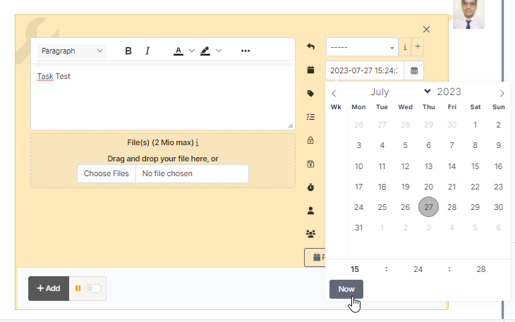 Date and duration in tickets' tasks, in Planning subtract the time instead of adding them, is it ...