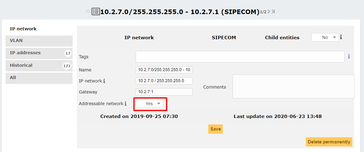 Computers IP address couldn't link to addressing · Issue #29 · pluginsGLPI/addressing · GitHub