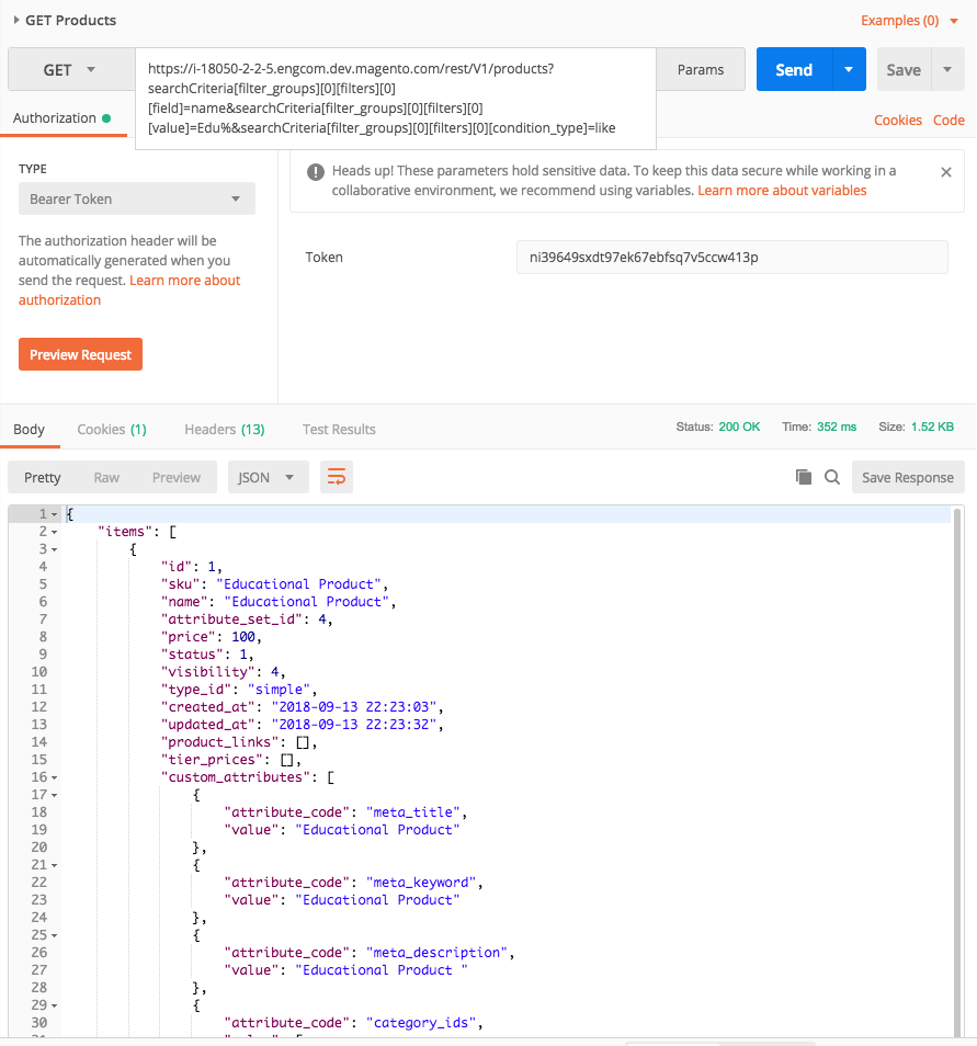 REST Api SearchCriteria encoding error with %25 'like' requests · Issue ...