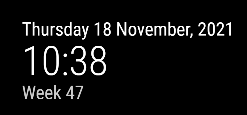 clock module shows 1 week wrong. think it uses calendar for 2020 · Issue #2713 · MagicMirrorOrg ...
