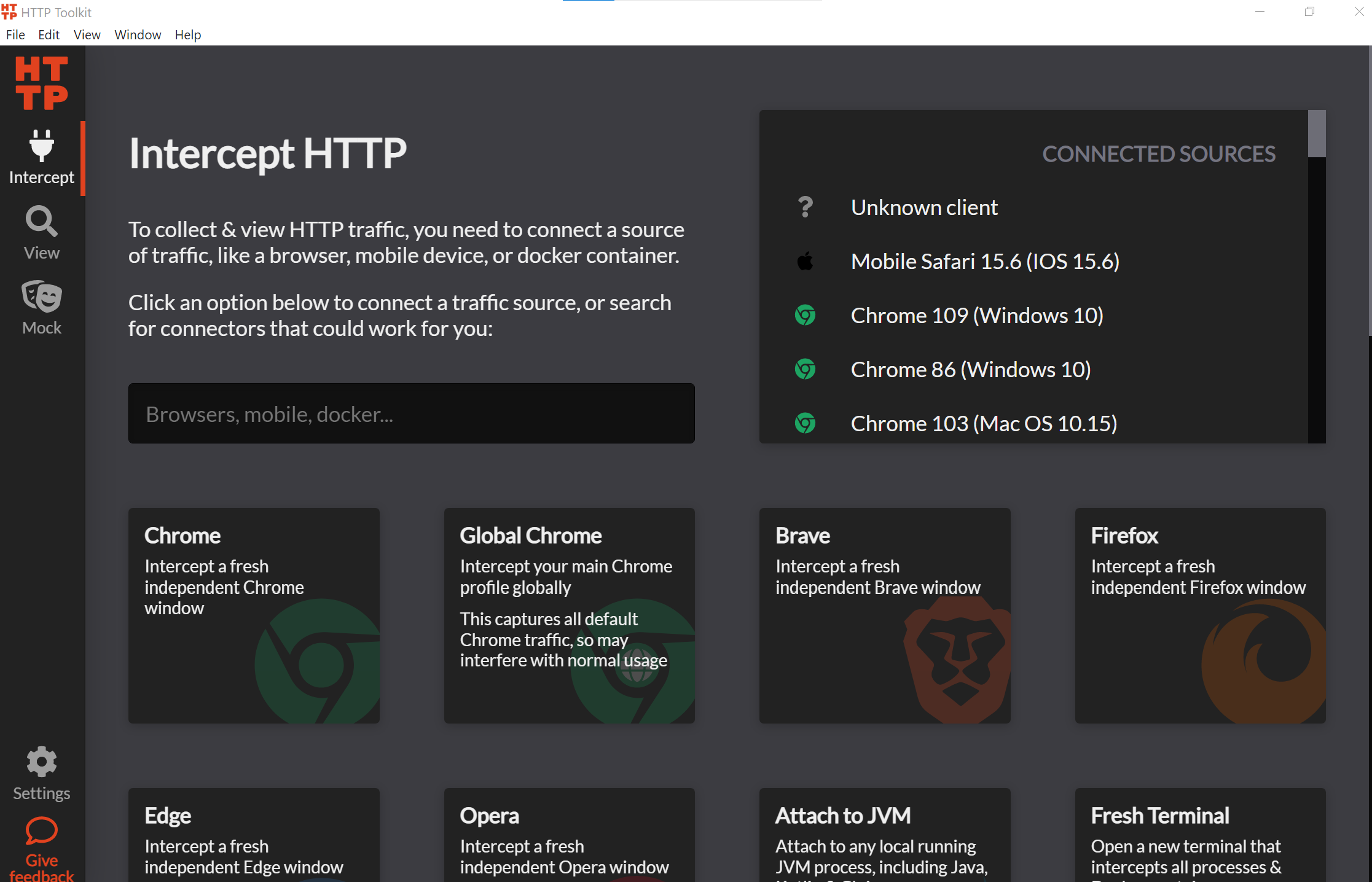 [Bug]: Httptoolkit Unexpected behavior and multiple source connection · Issue #397 · httptoolkit ...