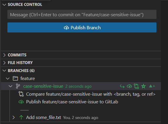 Git Extension Case Sensitive In Windows File System Paths · Issue 8097