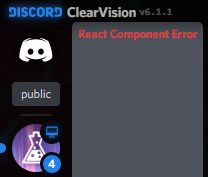 React Component Error. · Issue #1016 · mwittrien/BetterDiscordAddons · GitHub