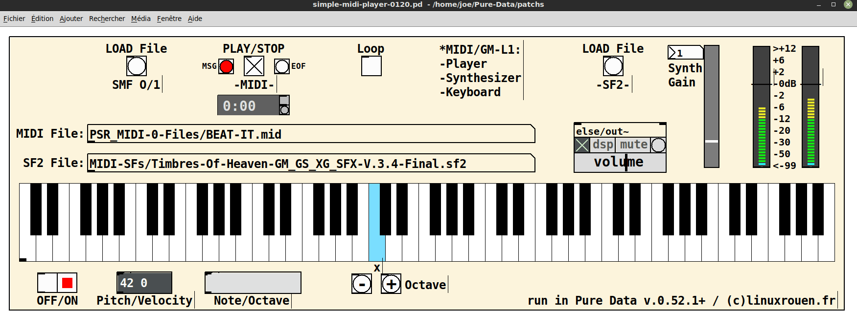 [else/keyboard] issue under GOP - Pd 0.52.1 / Ubuntu 22.04 · Issue ...