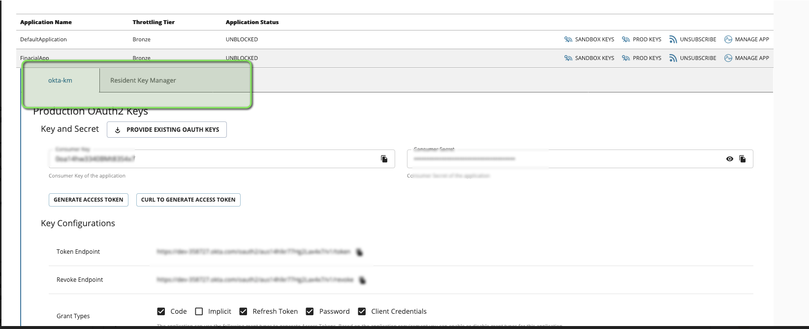 RAC for the 3rd party key manager visibility at the devportal · Issue #9334 · wso2/product-apim ...