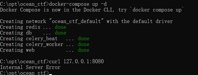 无法访问 · Issue #7 · tongchengbin/ocean_ctf · GitHub