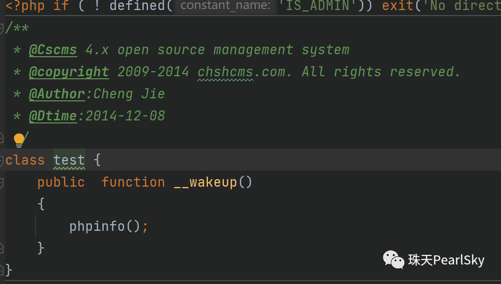 Phar Unserializa Vulnerability exists in Cscms music portal system v4.2 · Issue #38 · chshcms ...