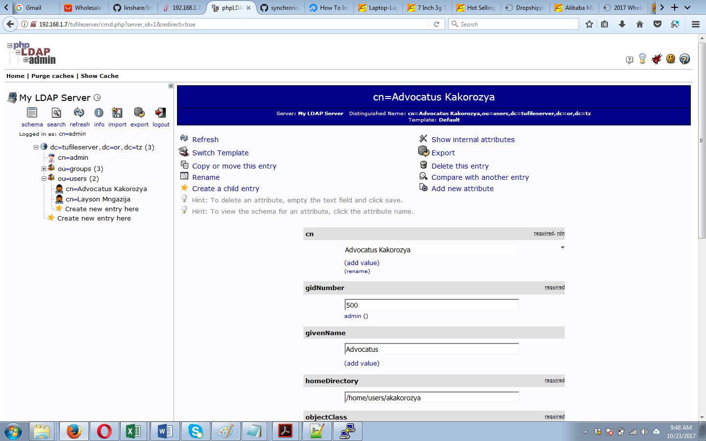 Also AD Synchronisation problem · Issue #4 · linagora/linshare-core · GitHub