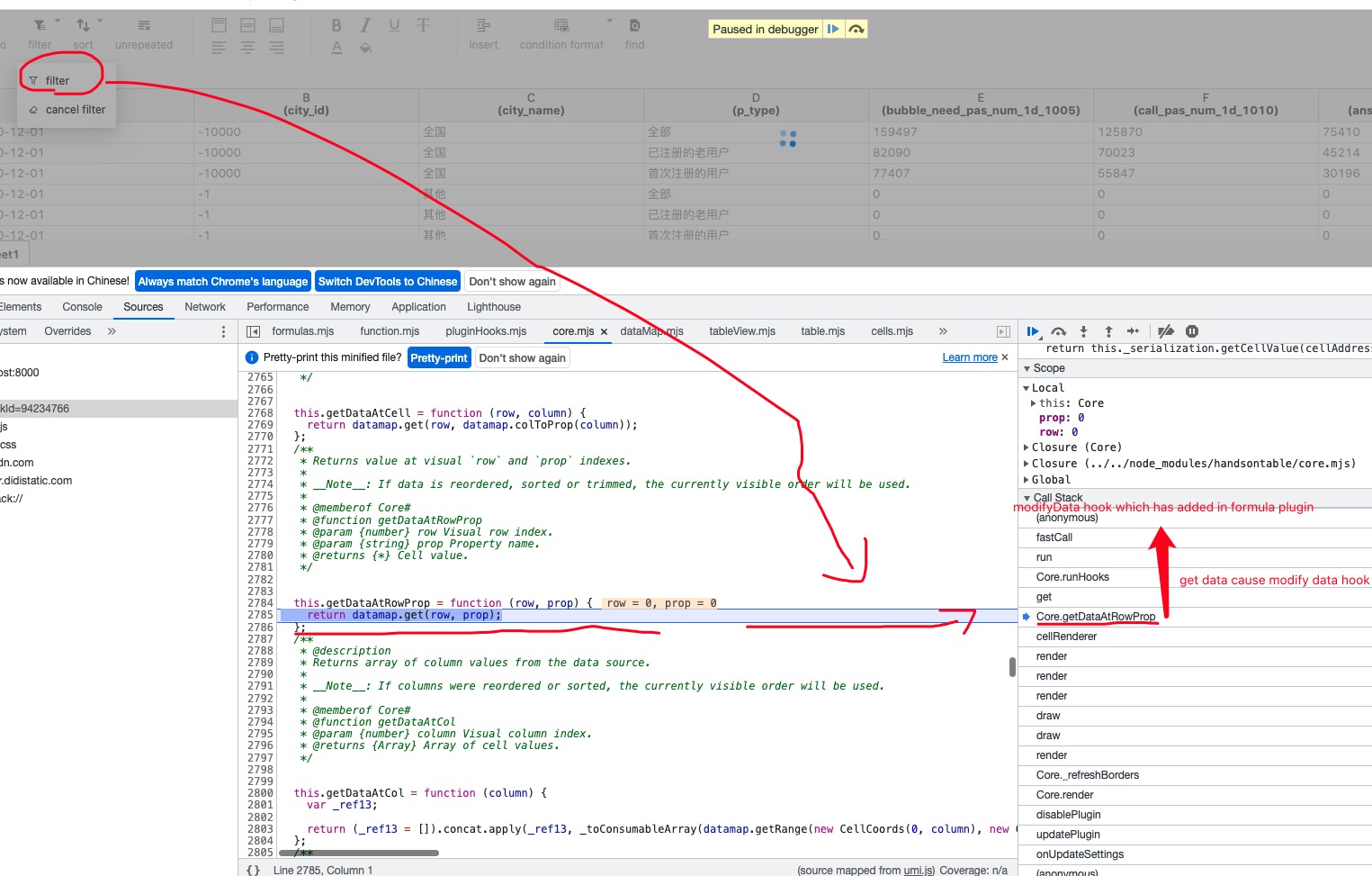 bad performance when open formular plugin · Issue #8956 · handsontable/handsontable · GitHub