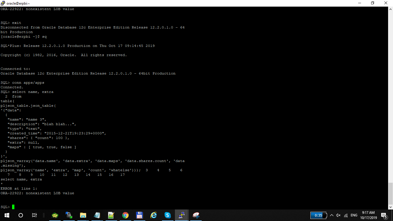 PLS-00302: component 'PLJSON_TABLE_IMPL' must be declared · Issue #182 · pljson/pljson · GitHub