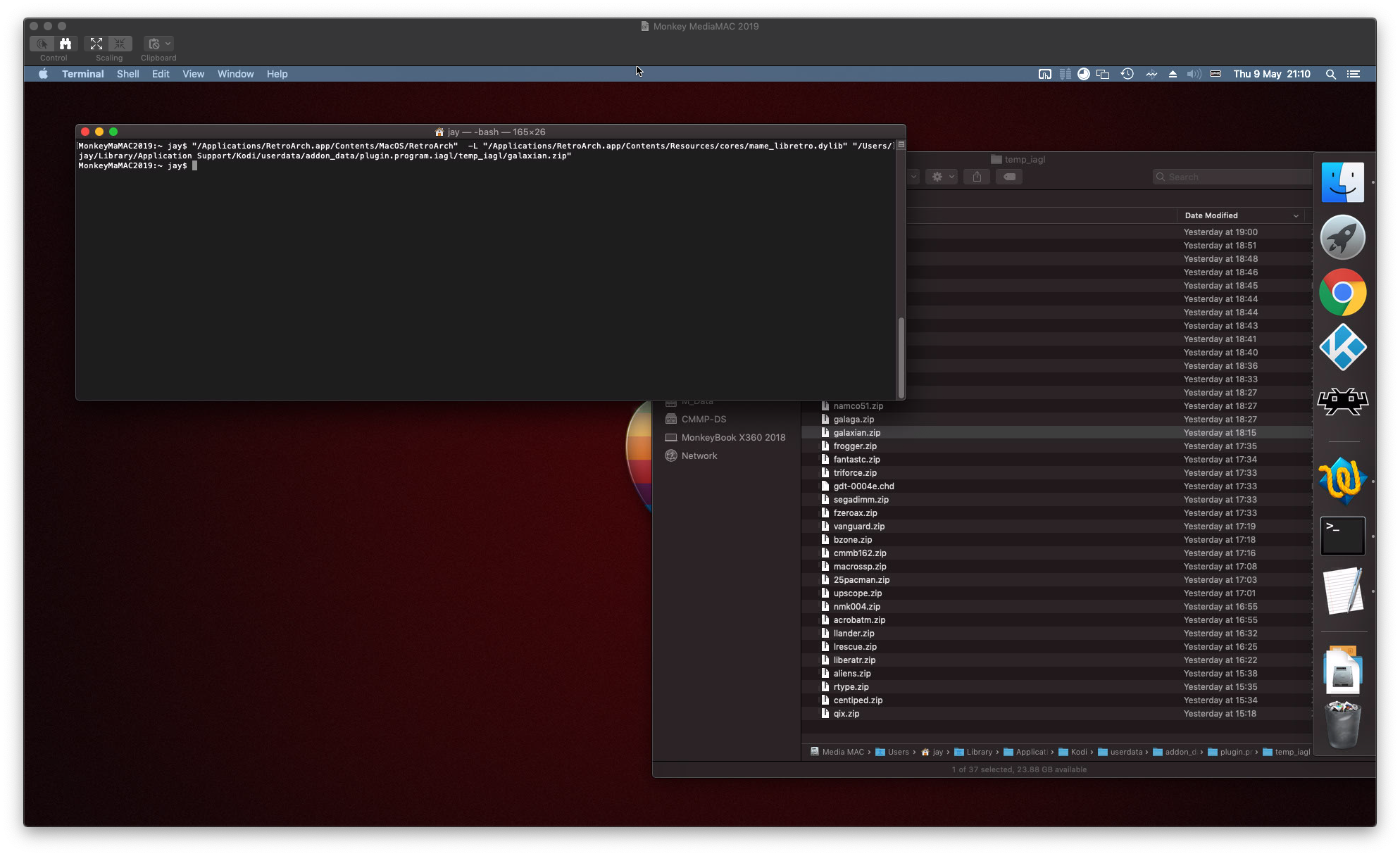 IAGL not launching Retroarch correctly in MacOS · Issue #87 · zach-morris/plugin.program.iagl ...