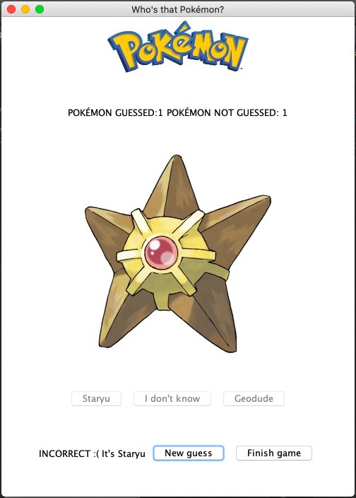 GitHub - catalinavictoria/PokemonGame: Who's that Pokémon?