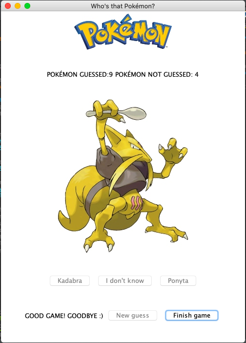 GitHub - catalinavictoria/PokemonGame: Who's that Pokémon?